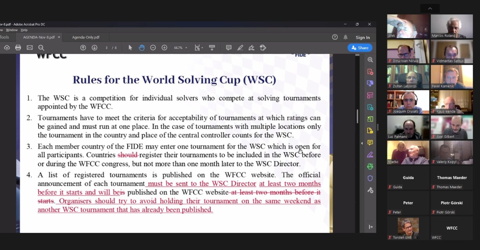 WFCC – World Federation for Chess Composition